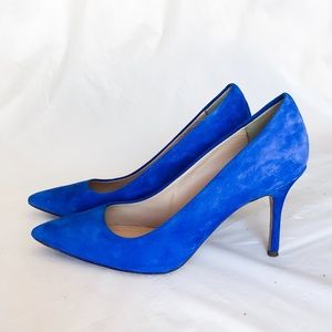J. Crew | Shoes | Jcrew Pumps Heels Electric Blue Bluebird 65 | Poshmark